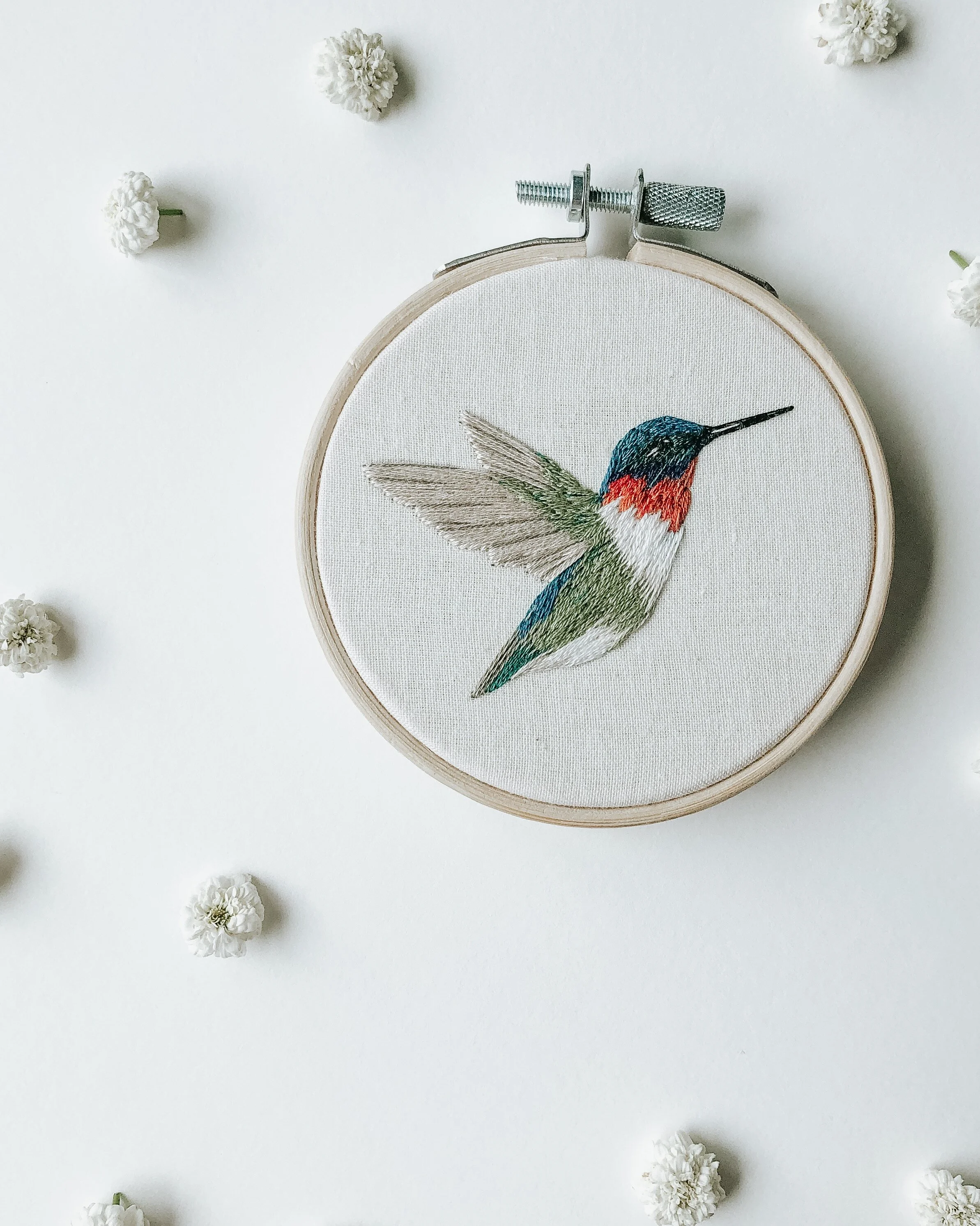 Hummingbird Embroidery Kit — HARVEST GOODS CO.