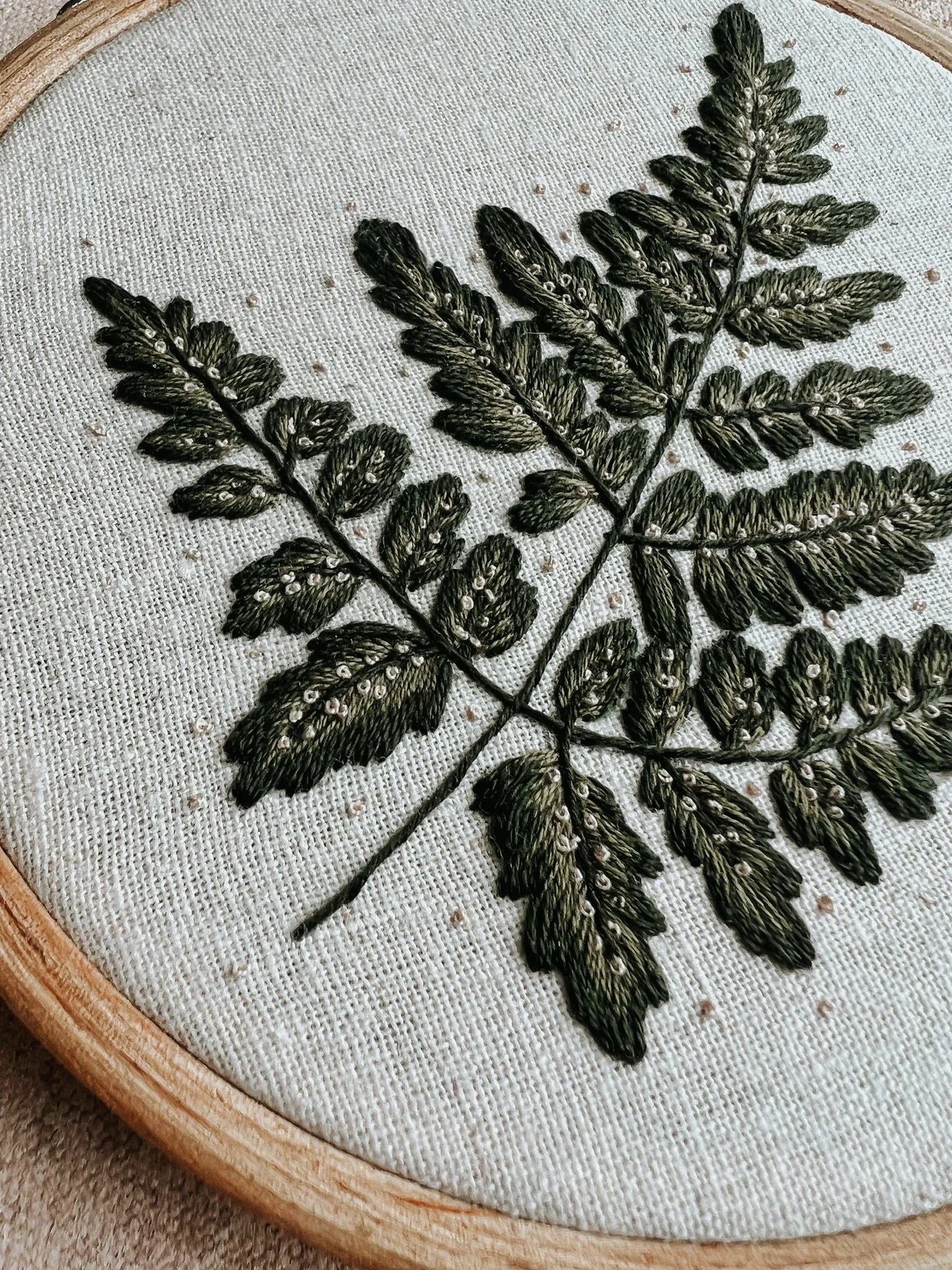Forest Fern Embroidery Kit — HARVEST GOODS CO.