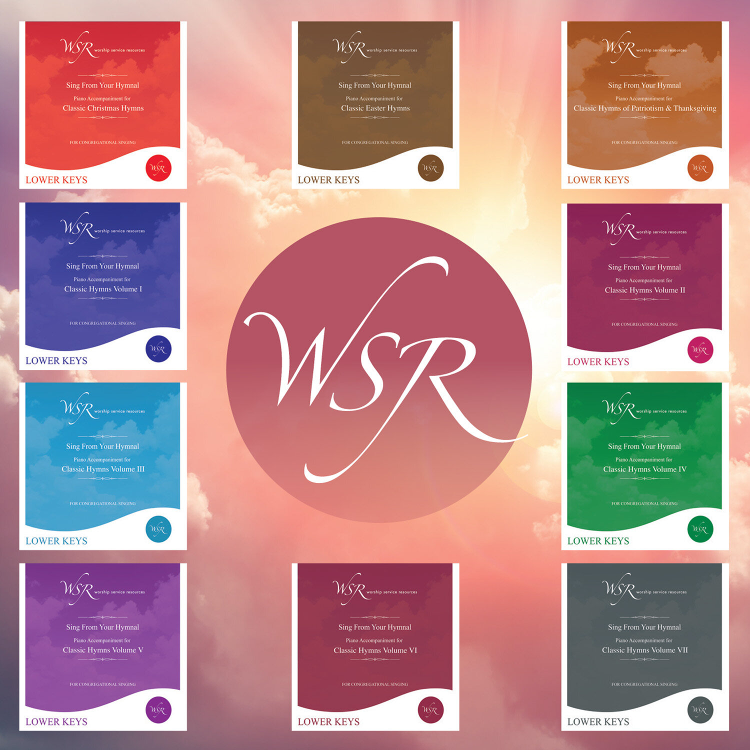 Piano Accompaniment to Favorite Hymns — Worship Service Resources