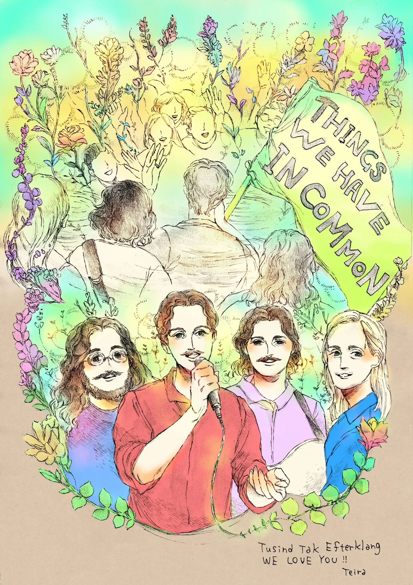 Cartoon - Things We Have In Common - by Teira Nosakana! — Efterklang