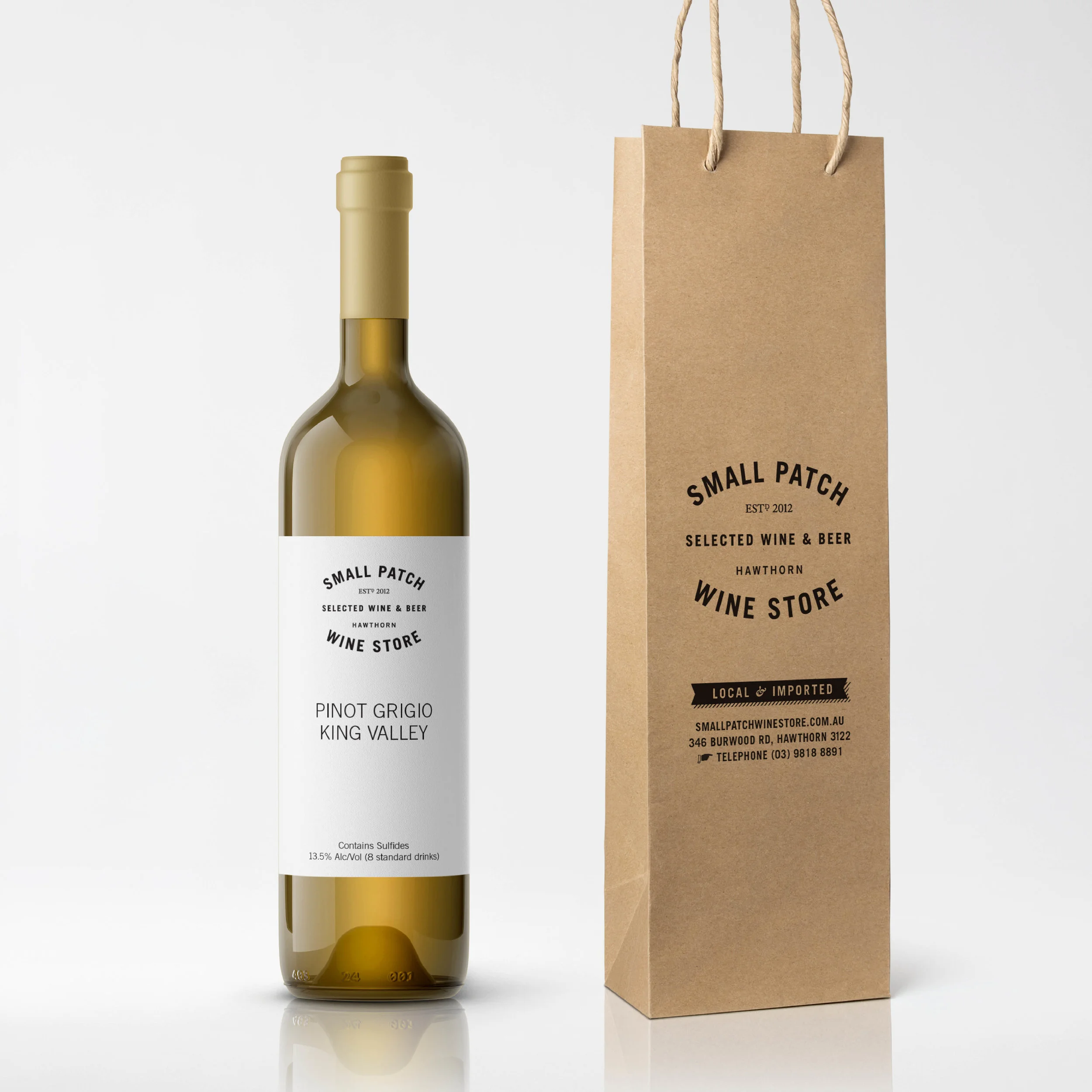Small Patch Wine Store — KATE MANSELL DESIGN