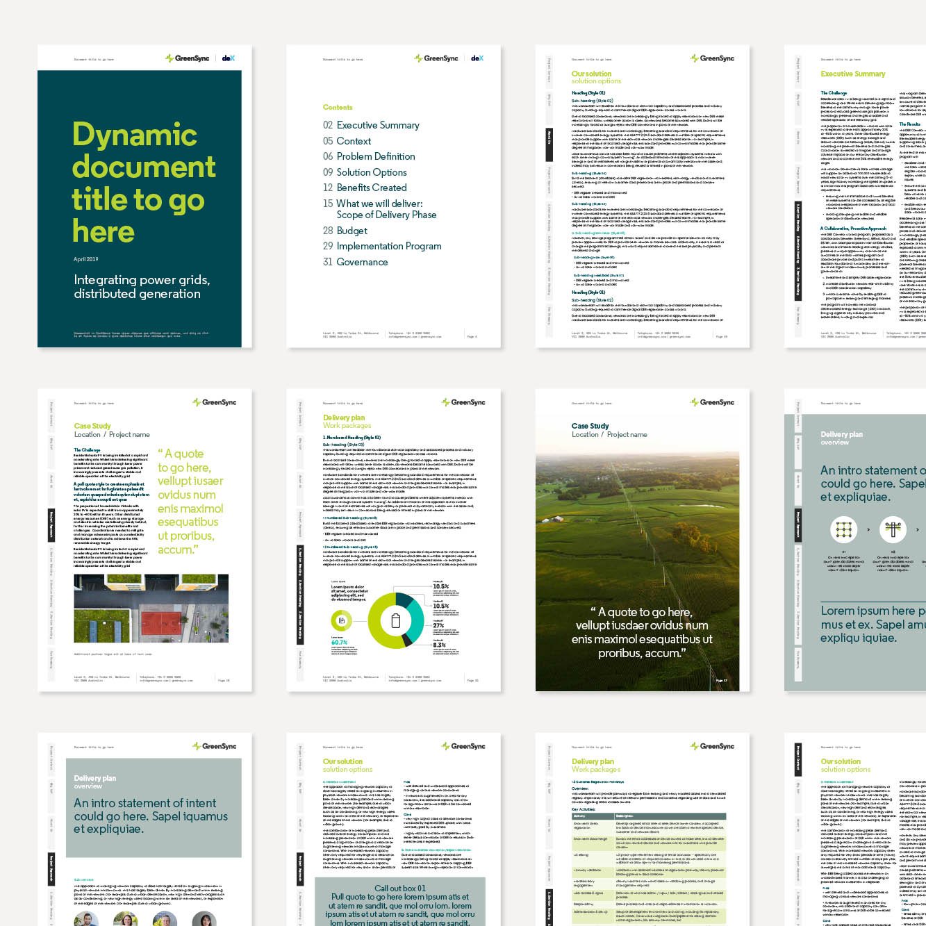 Reports, Factsheets, EOI documents — KATE MANSELL DESIGN