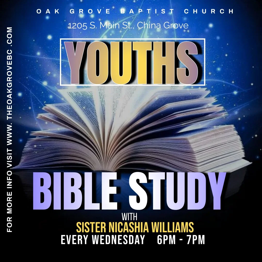 Youth Bible Study Flyer