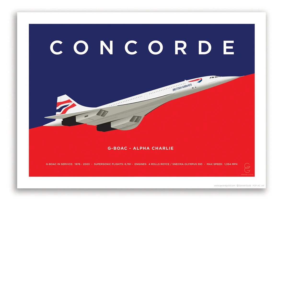 Boac Concorde G Boac 1976