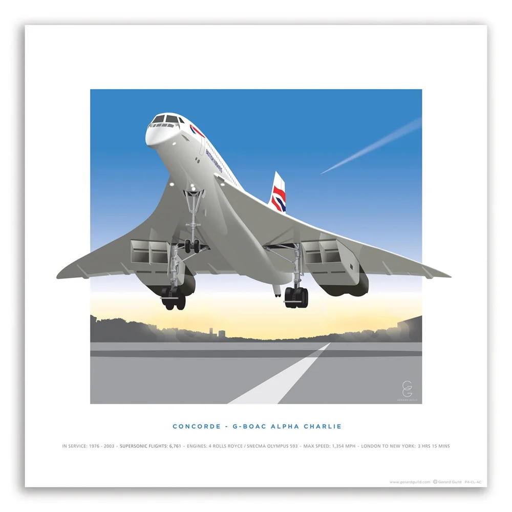 Boac Concorde G Boac 1976