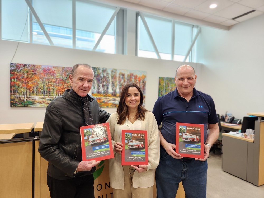 Children’s Book, Chuck the Fire Truck, Supports Robb Family Trust ...