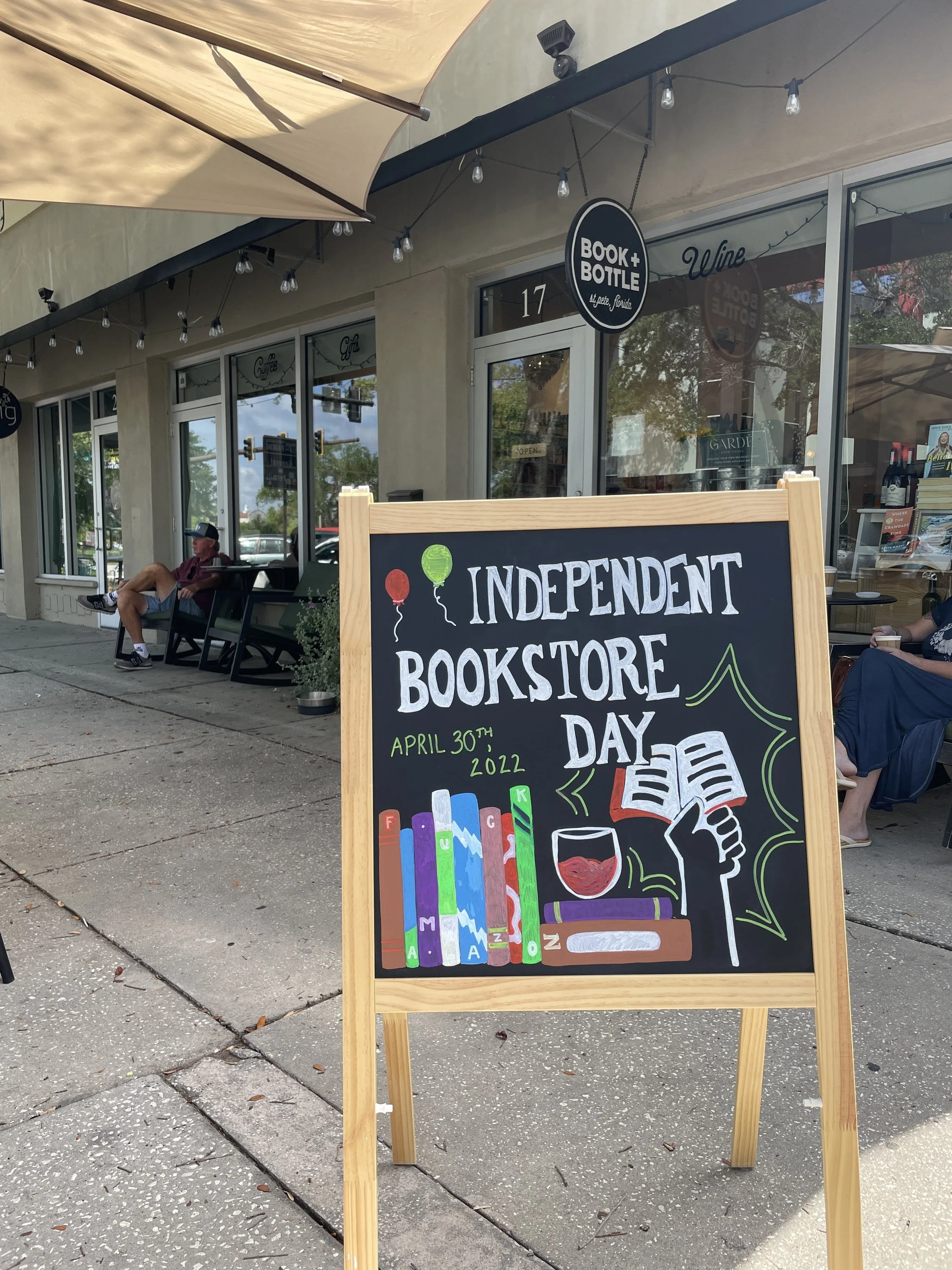 events — book + bottle st. pete