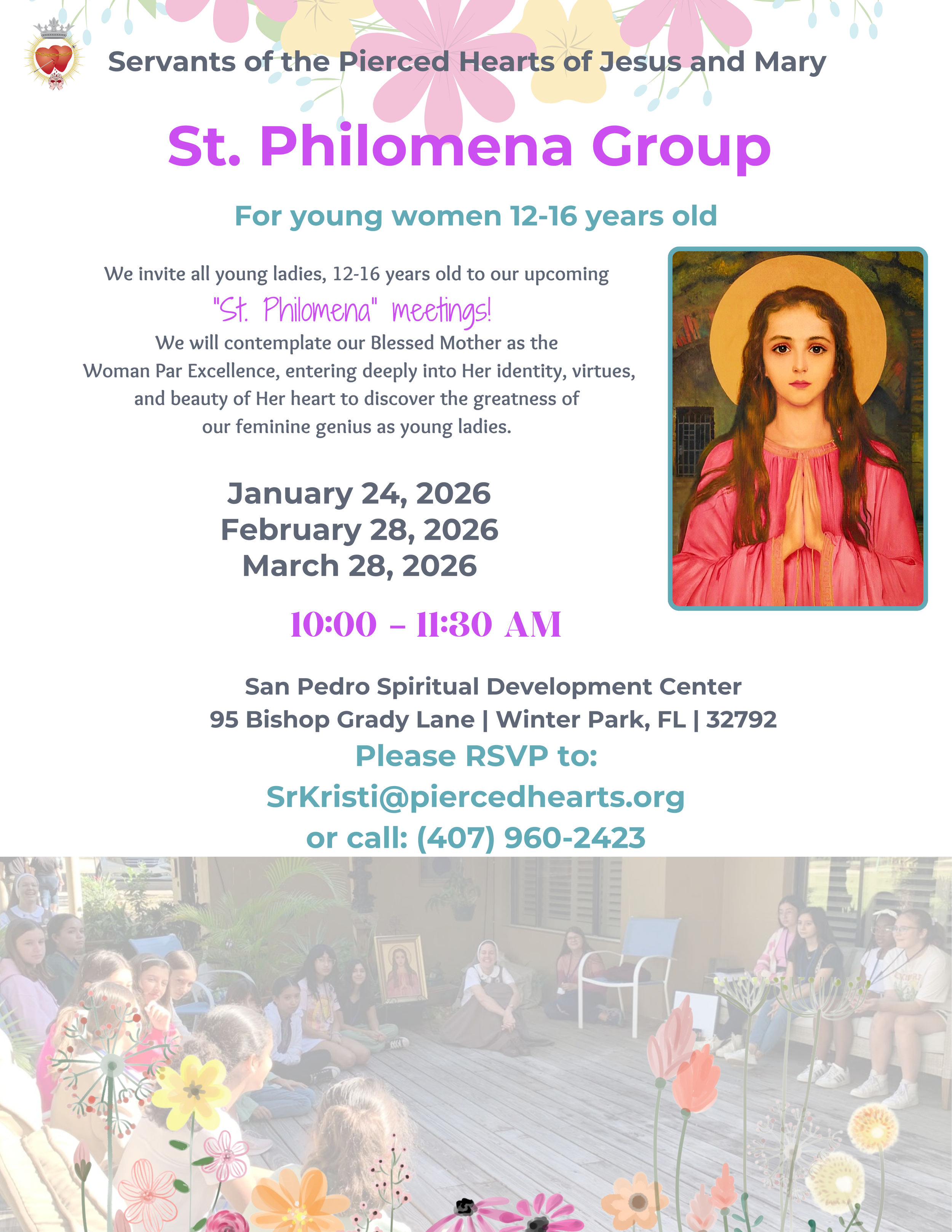 St. Philomena Group | San Pedro Center | Retreat & Conference Center