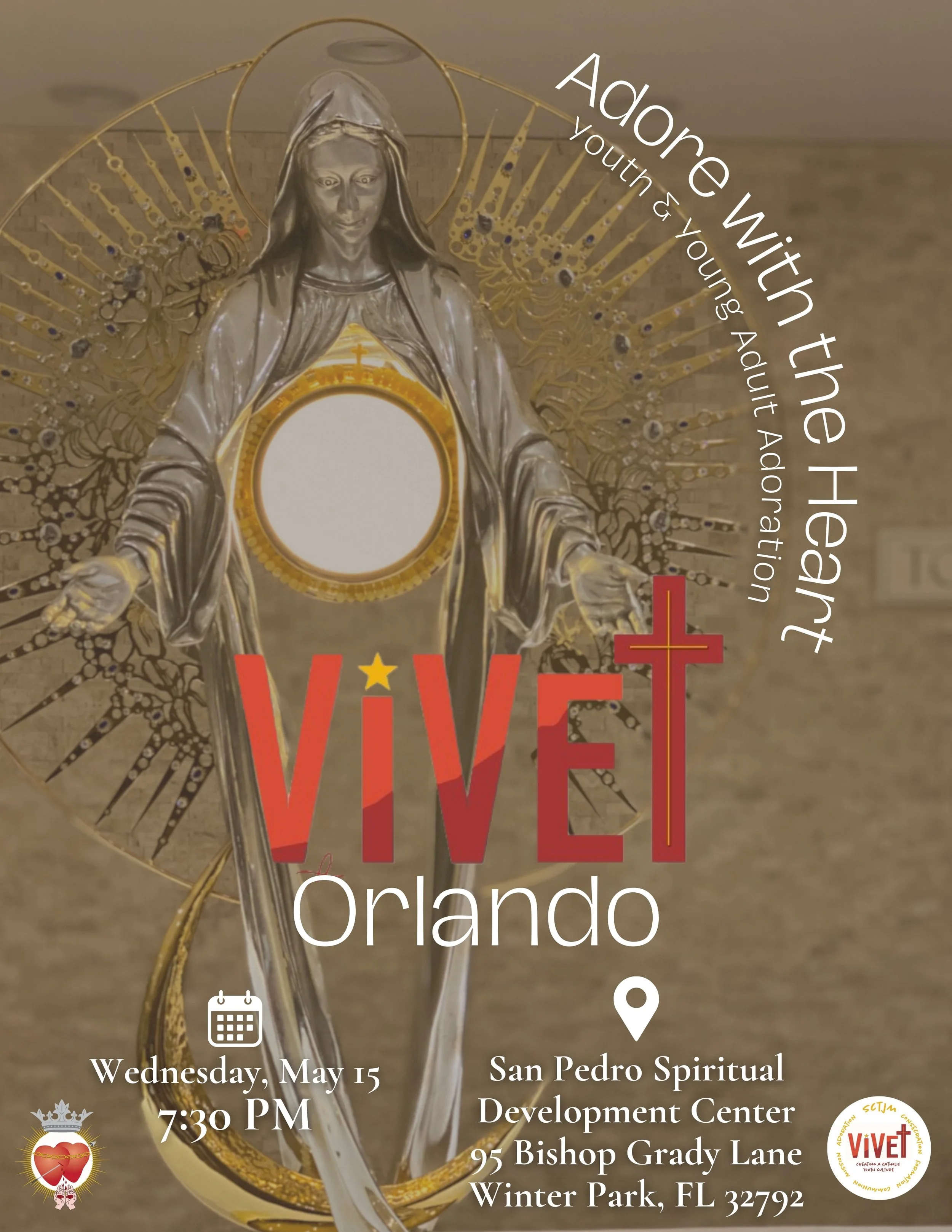 VIVET- Youth and Young Adult Adoration | San Pedro Center | Retreat ...