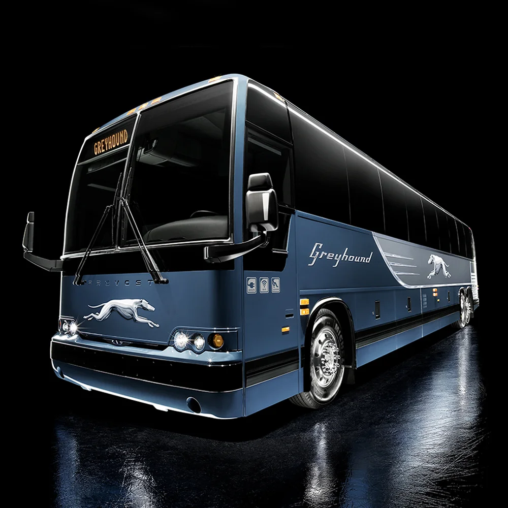 Greyhound Bus Logo Blue