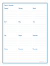 Dates to Remember Printable — Alaina Ann