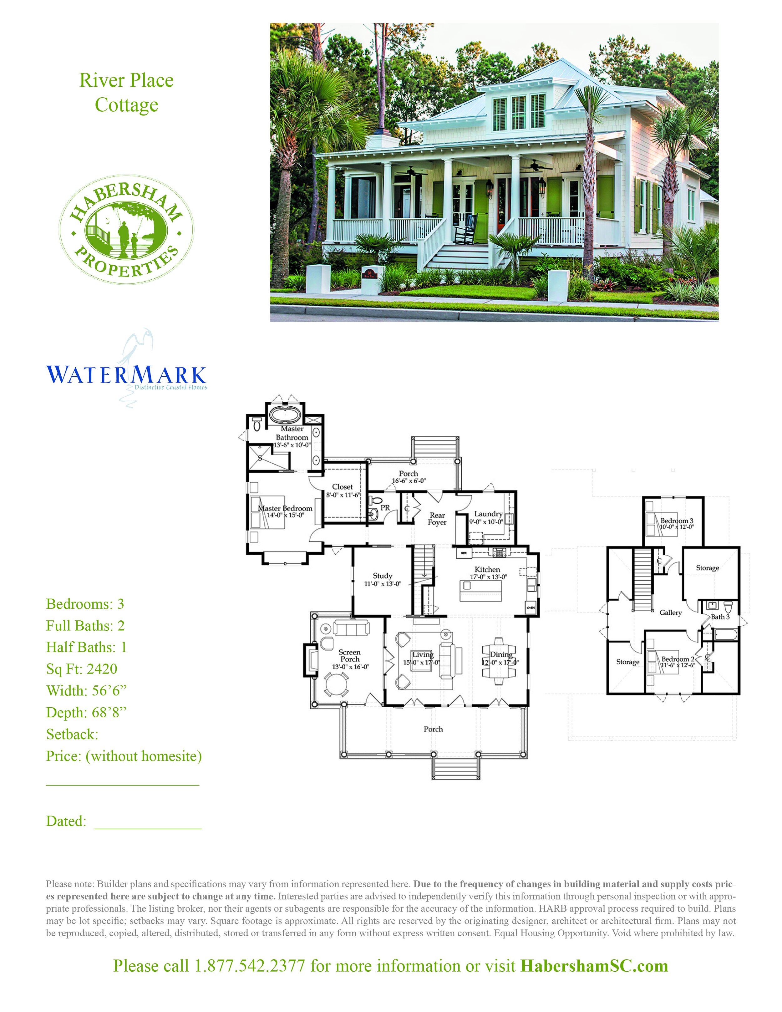 Habersham, SC | River Place Cottage