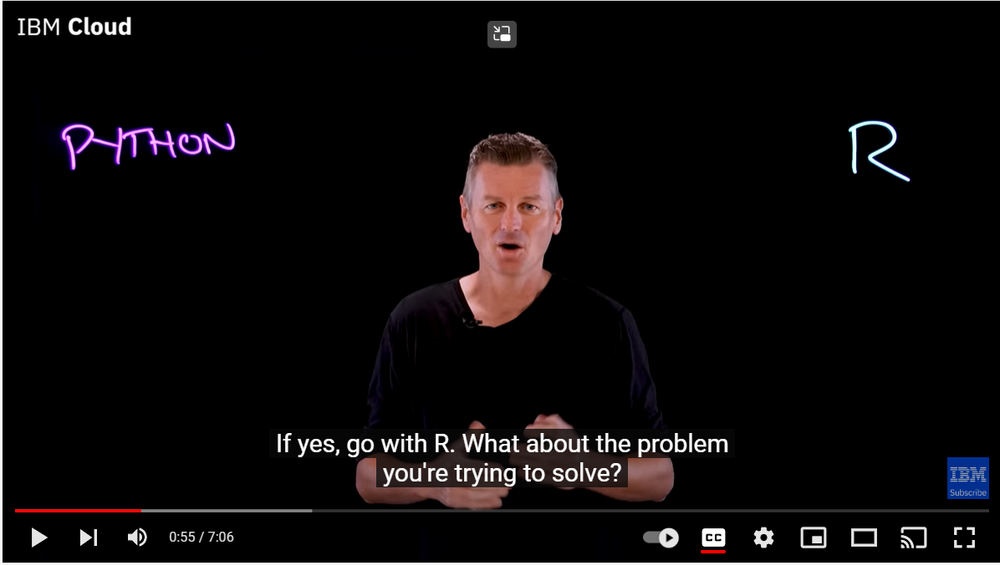 R vs Python — Cool Infographics