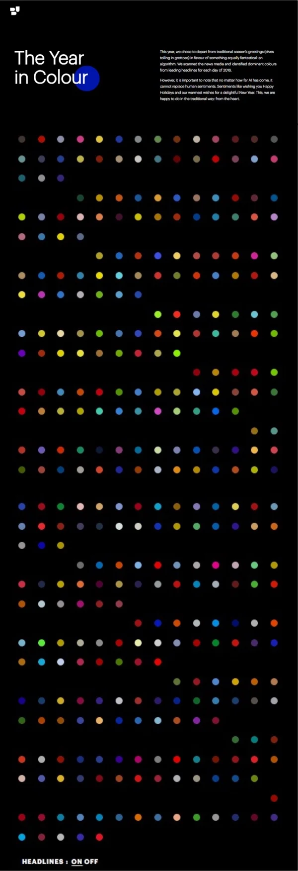 2016 The Year In Colour — Cool Infographics