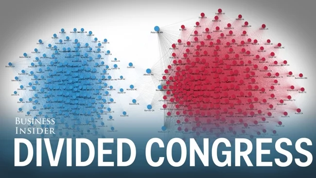 A House Divided: The Rise of Political Partisanship — Cool Infographics