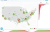 The U.S. MiseryMap of Flight Delays — Cool Infographics