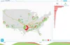 The U.S. MiseryMap of Flight Delays — Cool Infographics
