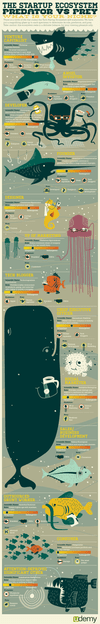 The Startup Ecosystem: Predator vs. Prey — Cool Infographics