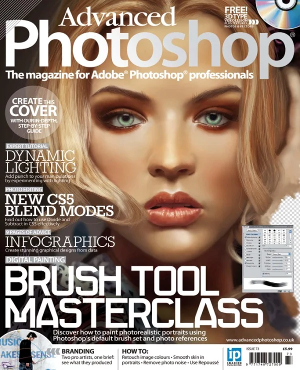 Infographics Feature: Advanced Photoshop Mag — Cool Infographics