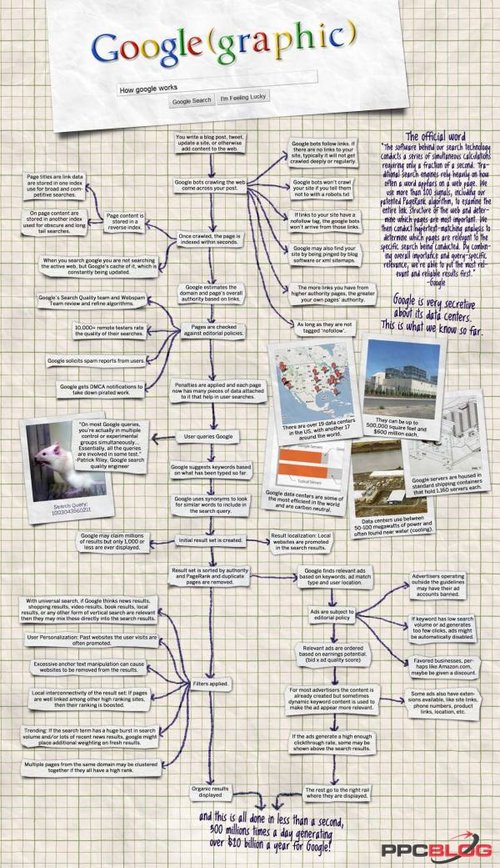 Google(graphic) - How Google Works — Cool Infographics