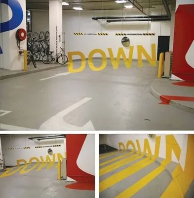 Anamorphic Parking Garage Signage — Cool Infographics
