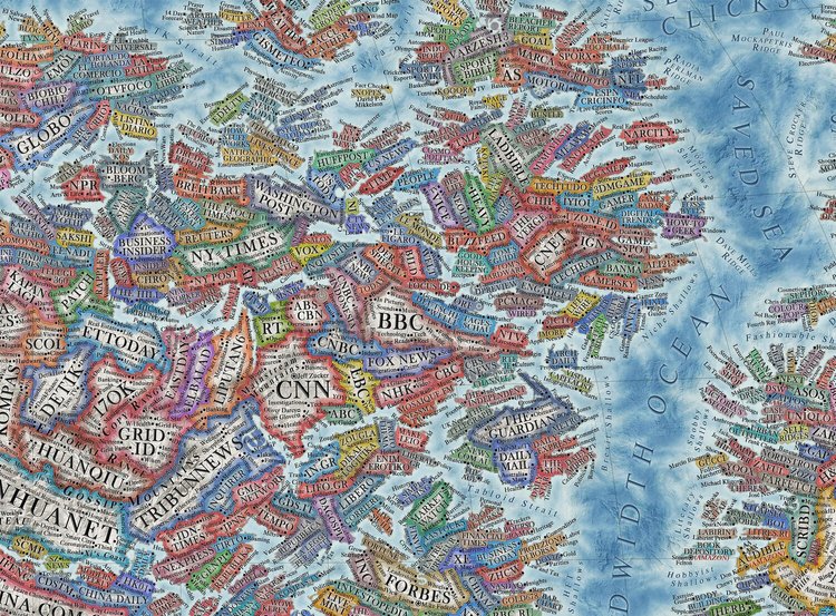 Map of the Internet 2021 — Cool Infographics