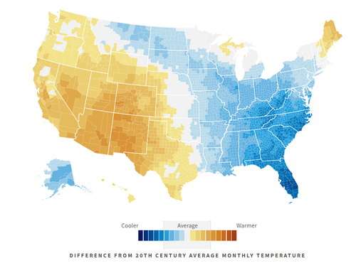 Climate in the United States — Cool Infographics