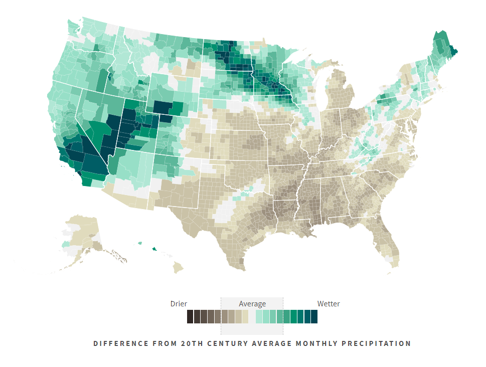 Climate in the United States — Cool Infographics