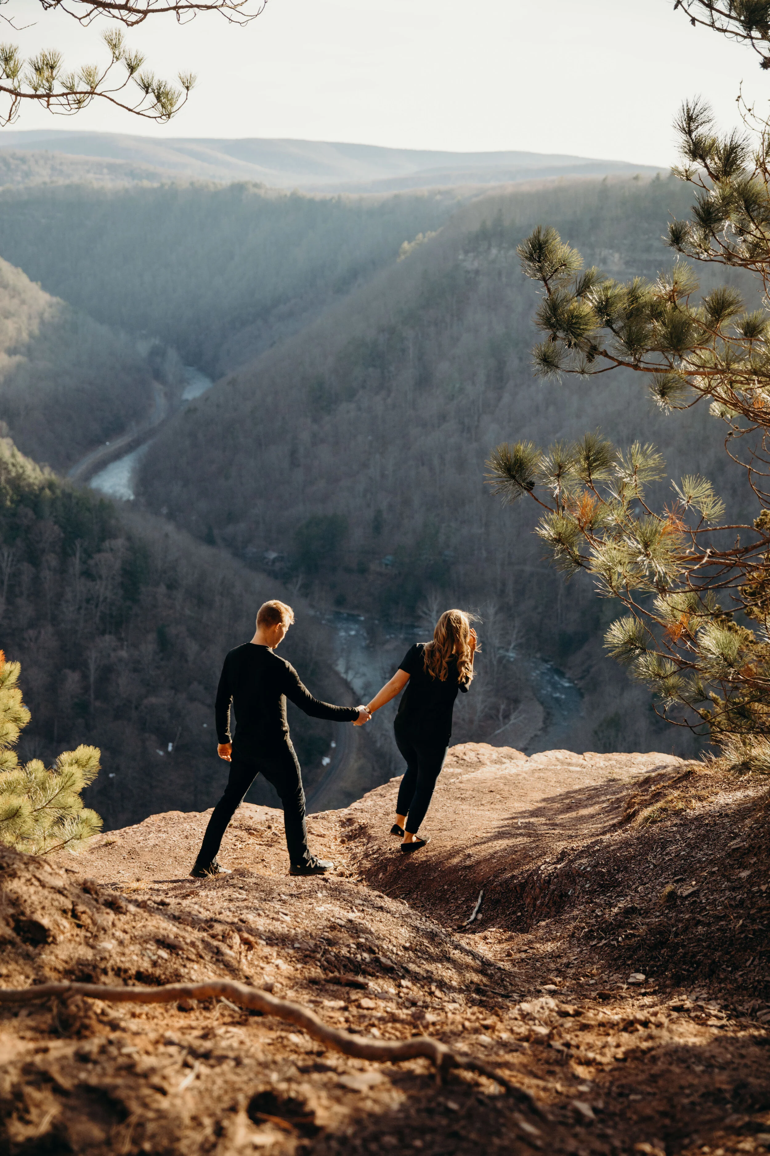 Kayla & Jonathan | PA Grand Canyon Engagement Session | Pennsylvania ...