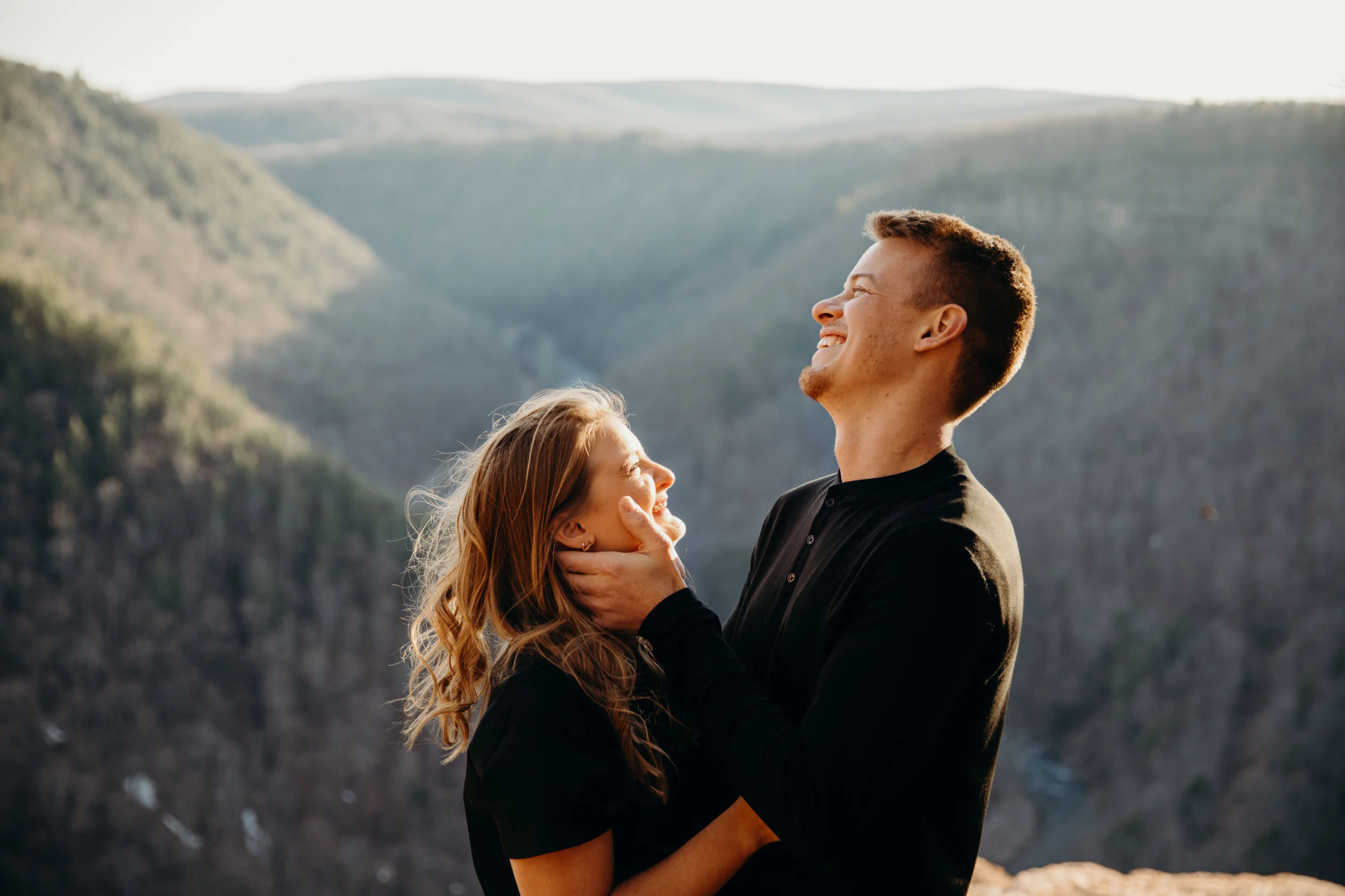 Kayla & Jonathan | PA Grand Canyon Engagement Session | Pennsylvania ...