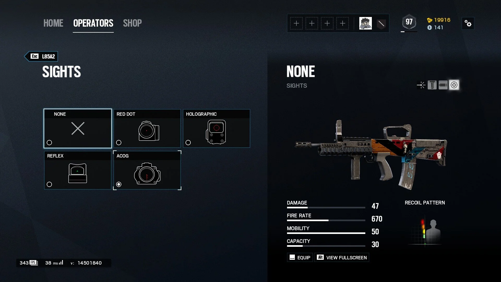 Tom Clancy's Rainbow Six Siege: UI Redesign — Jay Han