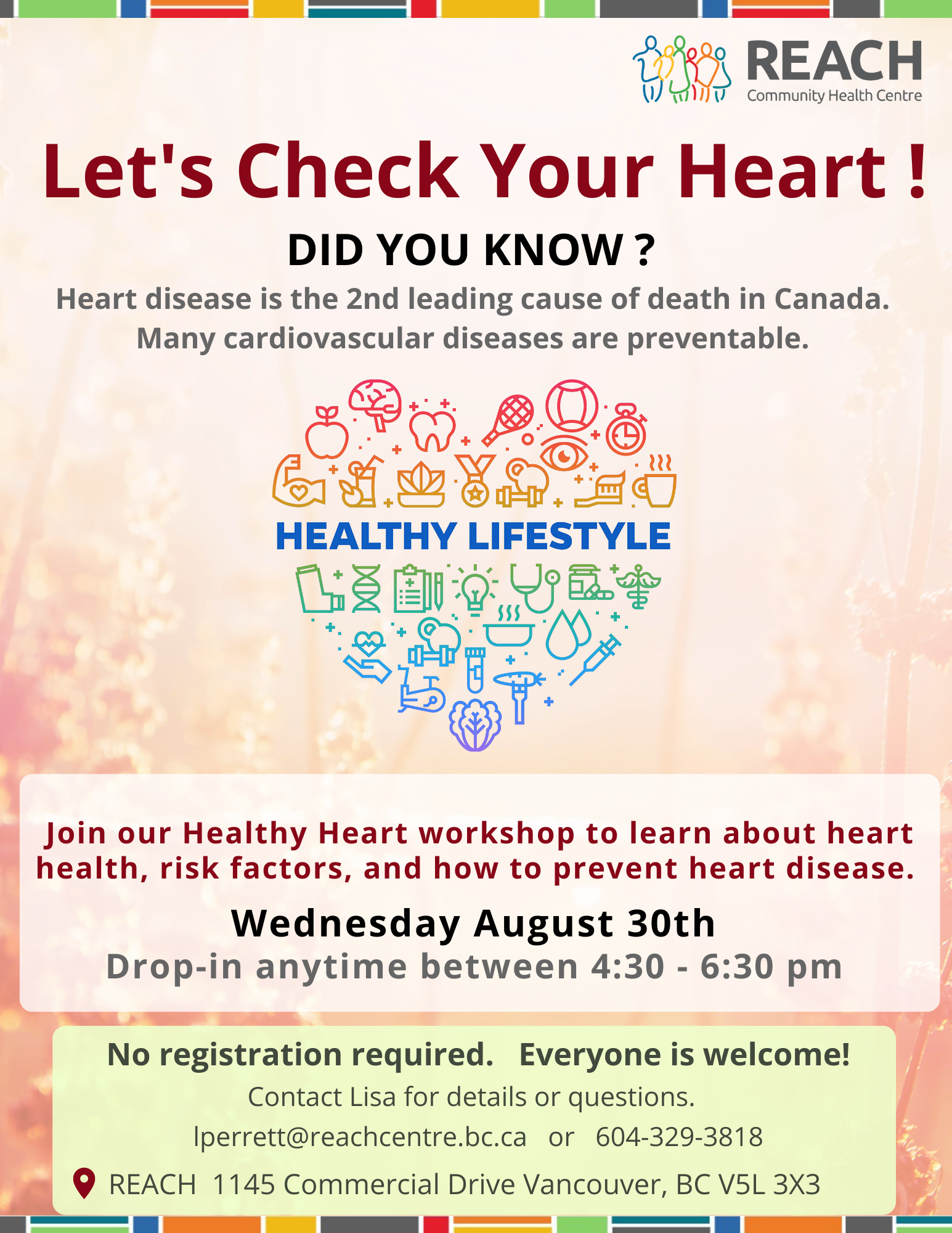 Healthy Heart Workshop (Copy) — REACH Community Health Centre