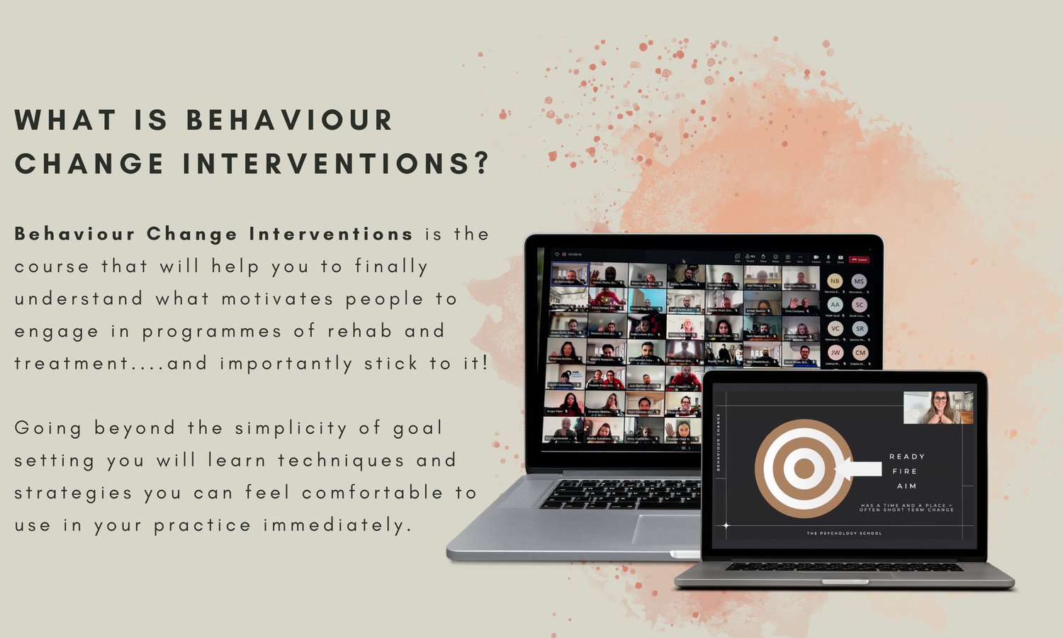 ONLINE COURSE — THE PSYCHOLOGY SCHOOL