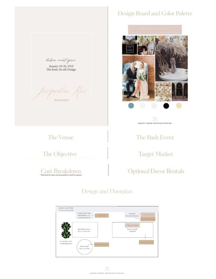 Booth Design: Hudson Event Space — Jacqueline Rae