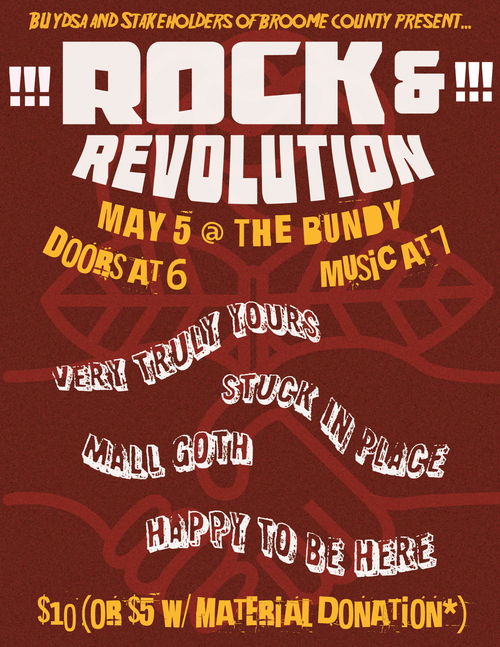 Rock and Revolution - Presented by BU YDSA and Stakeholders of Broome ...