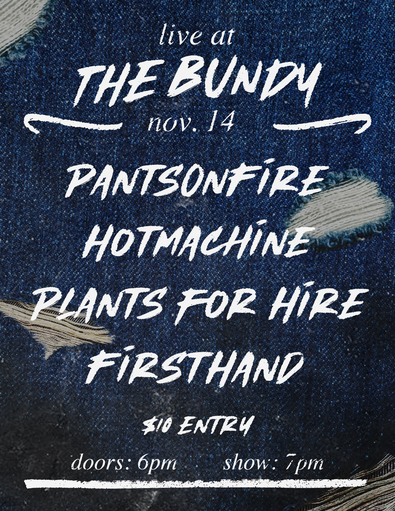 Pants On Fire with Guests - Live at the Annex Theater — The Bundy ...