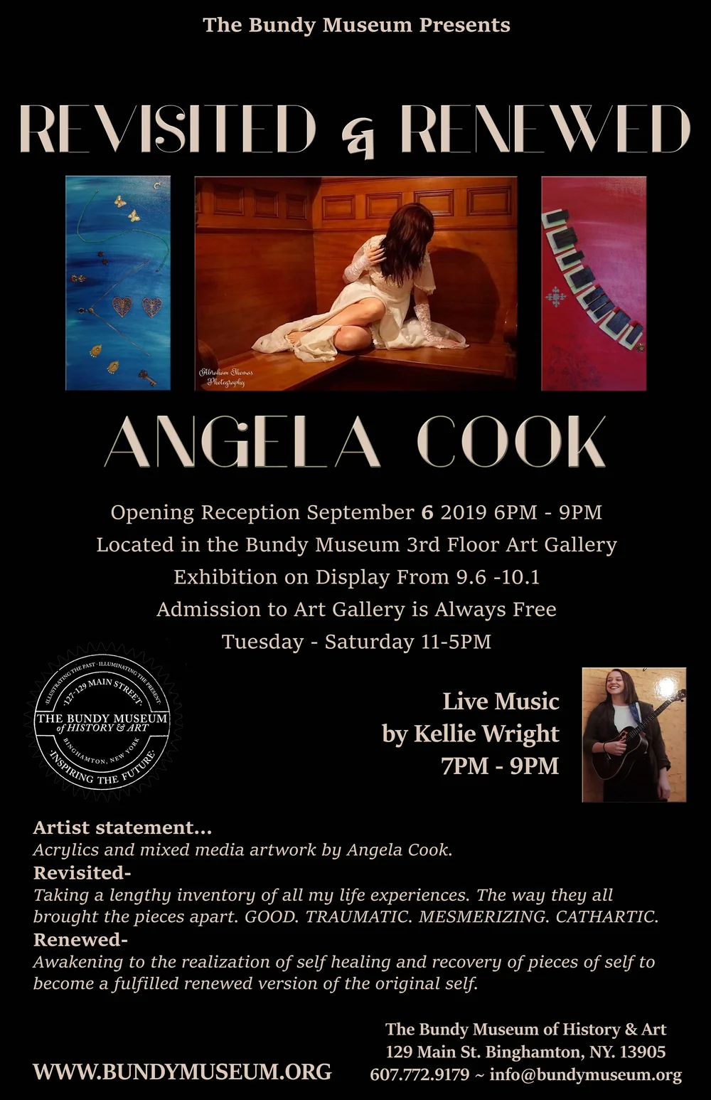 Revisited & Renewed - Exhibit by Angela Cook — The Bundy Museum of ...