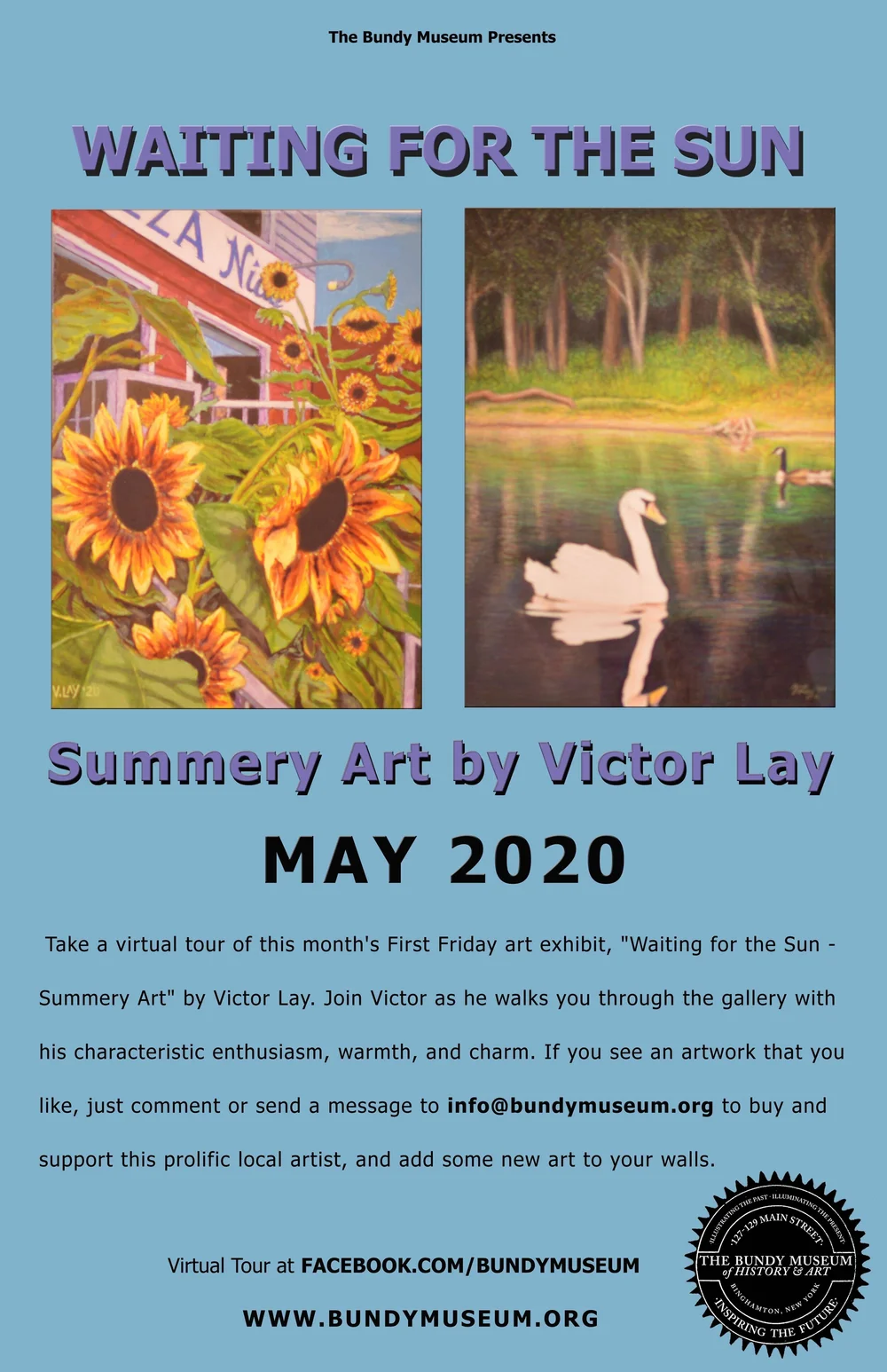 Waiting For The Sun - Summery Art by Victor Lay — The Bundy Museum of ...