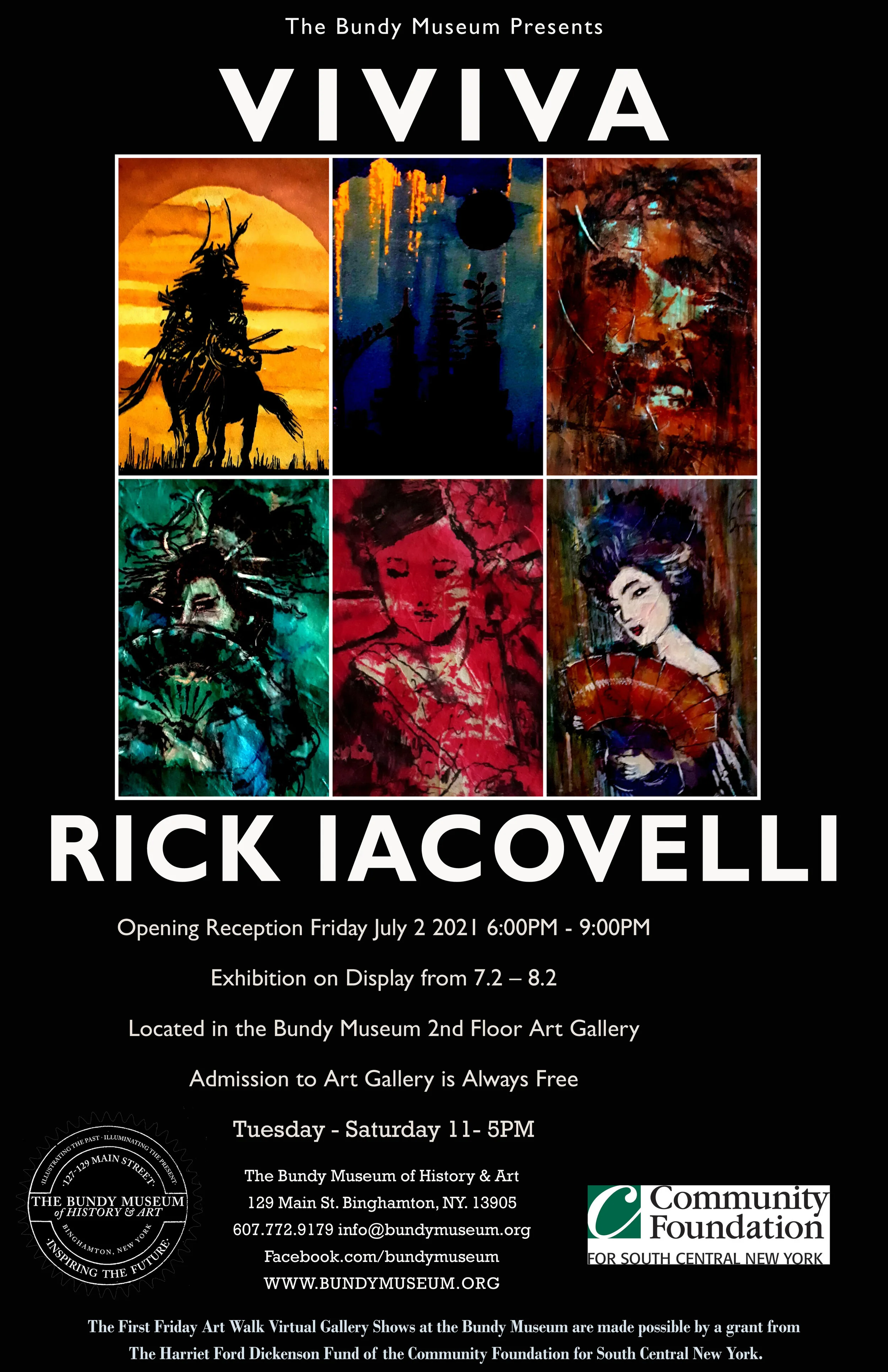 VIVIVA: Watercolor/Ink on Rice Paper - by Rick Iacovelli — The Bundy ...