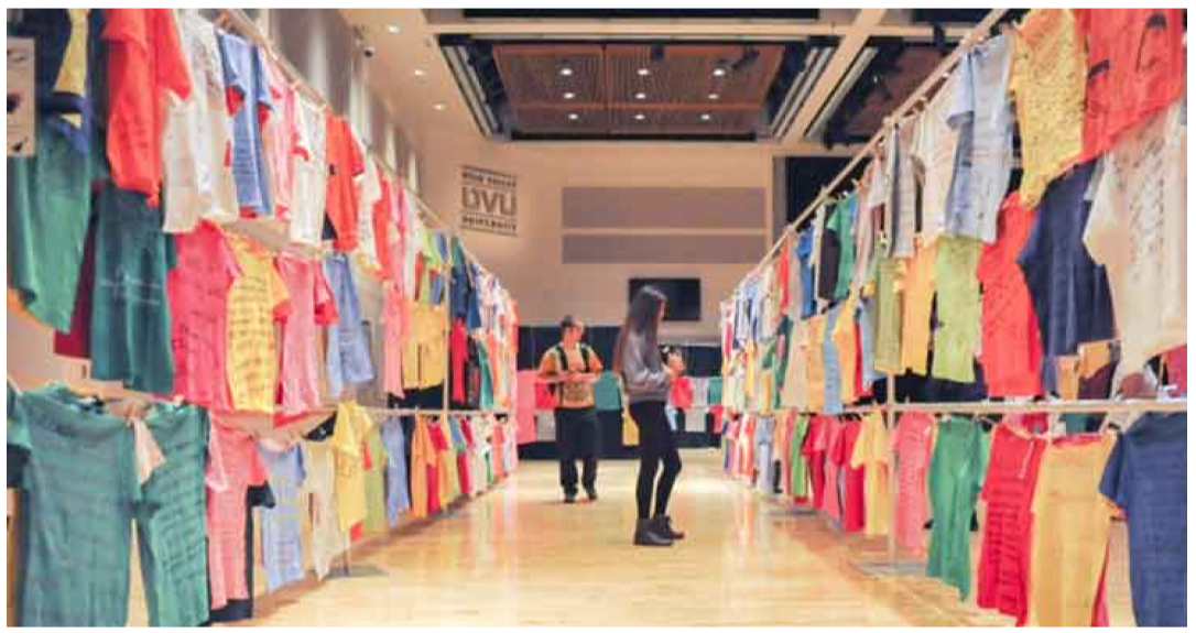 The Clothesline Project Display — The Bundy Museum of History & Art