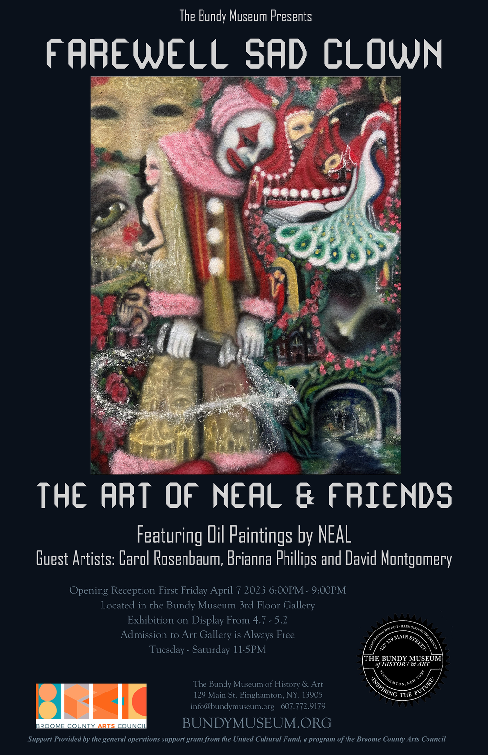 Farewell Sad Clown - The Art of Neal & Friends — The Bundy Museum of ...
