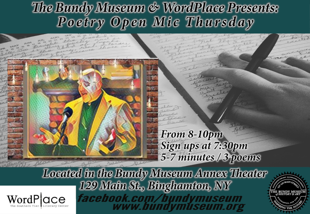 WordPlace Poetry Open Mic Thursday at the Bundy Annex! — The Bundy ...