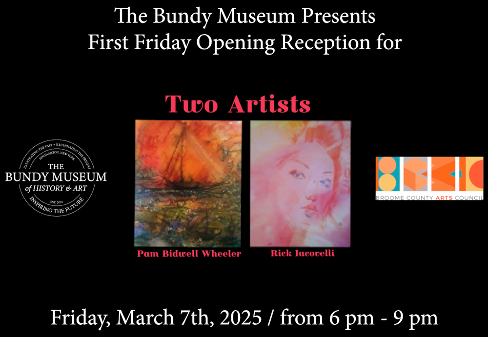 First Friday Opening Reception for - Two Artists: Rick Iacovelli & Pam ...