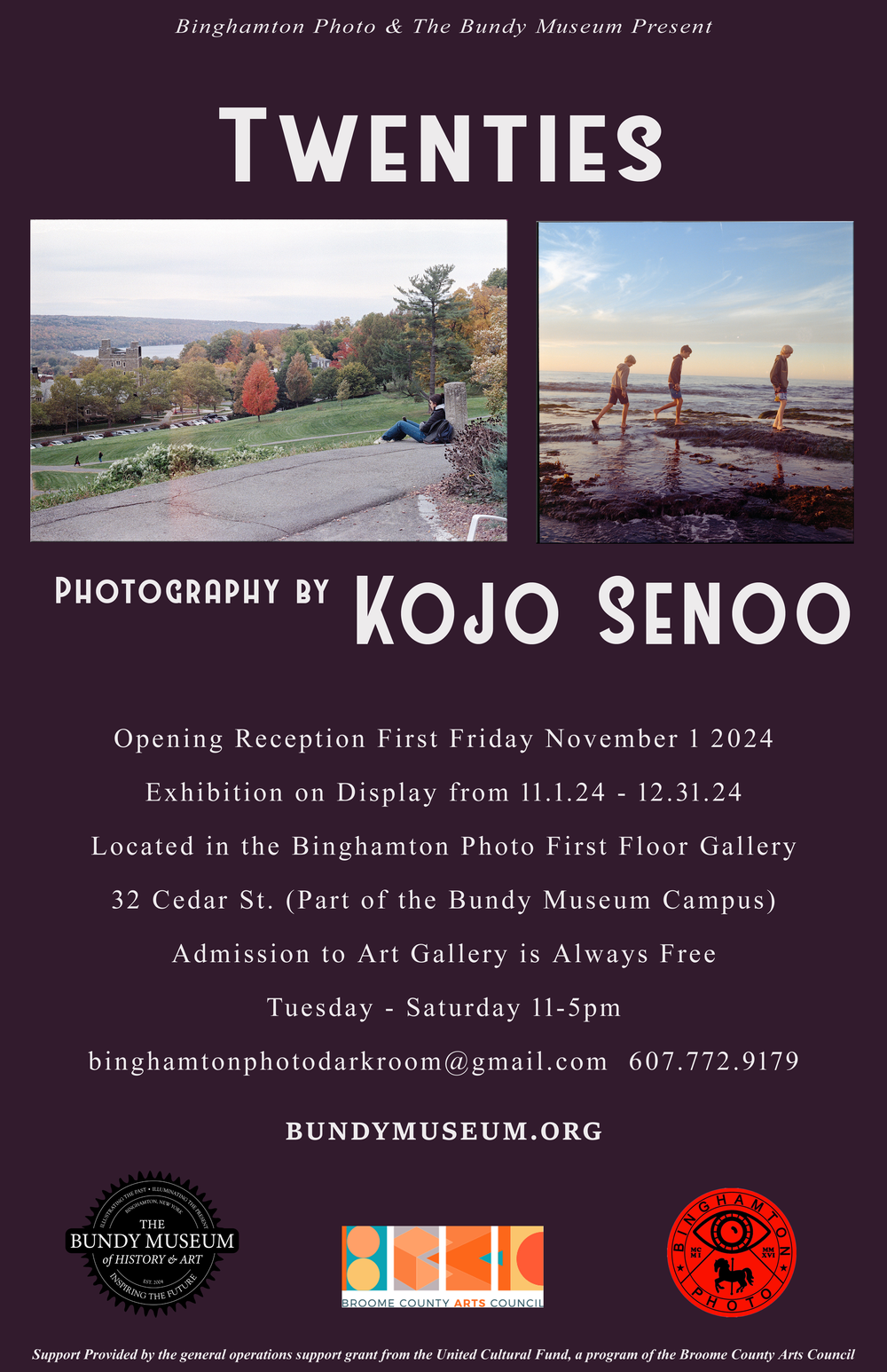 Twenties: Photography by Kojo Senoo — The Bundy Museum of History & Art