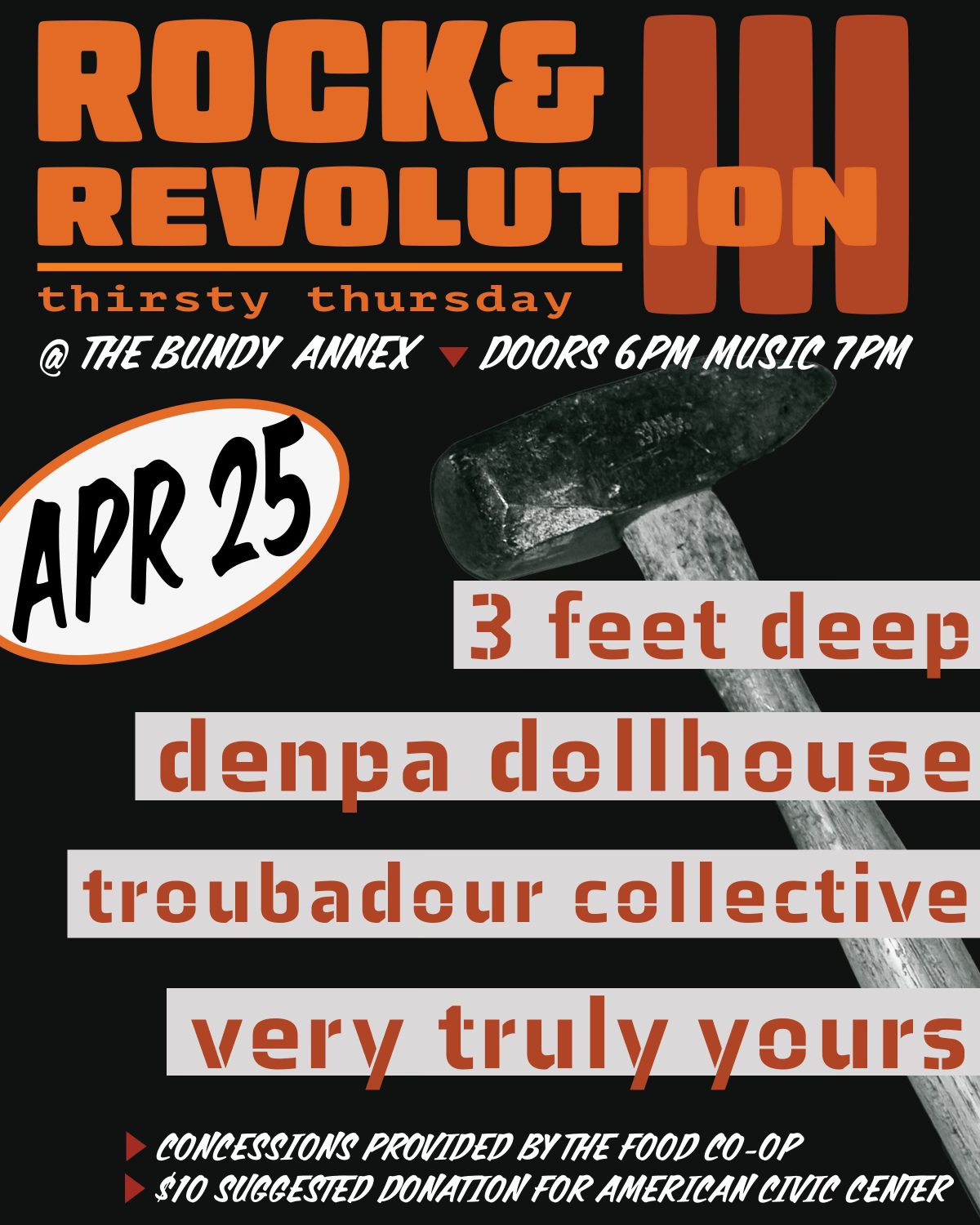 Rock & Revolution III: Thirsty Thursday - Live at the Annex Theater ...