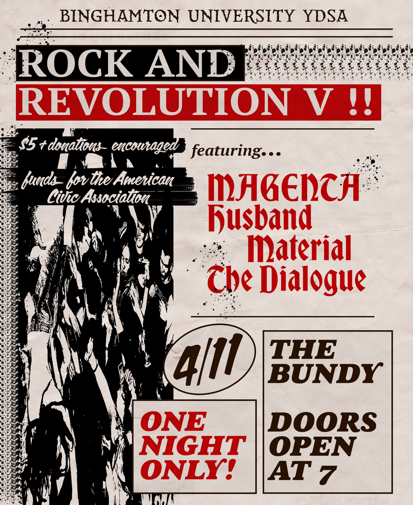Rock and Revolution V !! - Live at the Annex Theater — The Bundy Museum ...