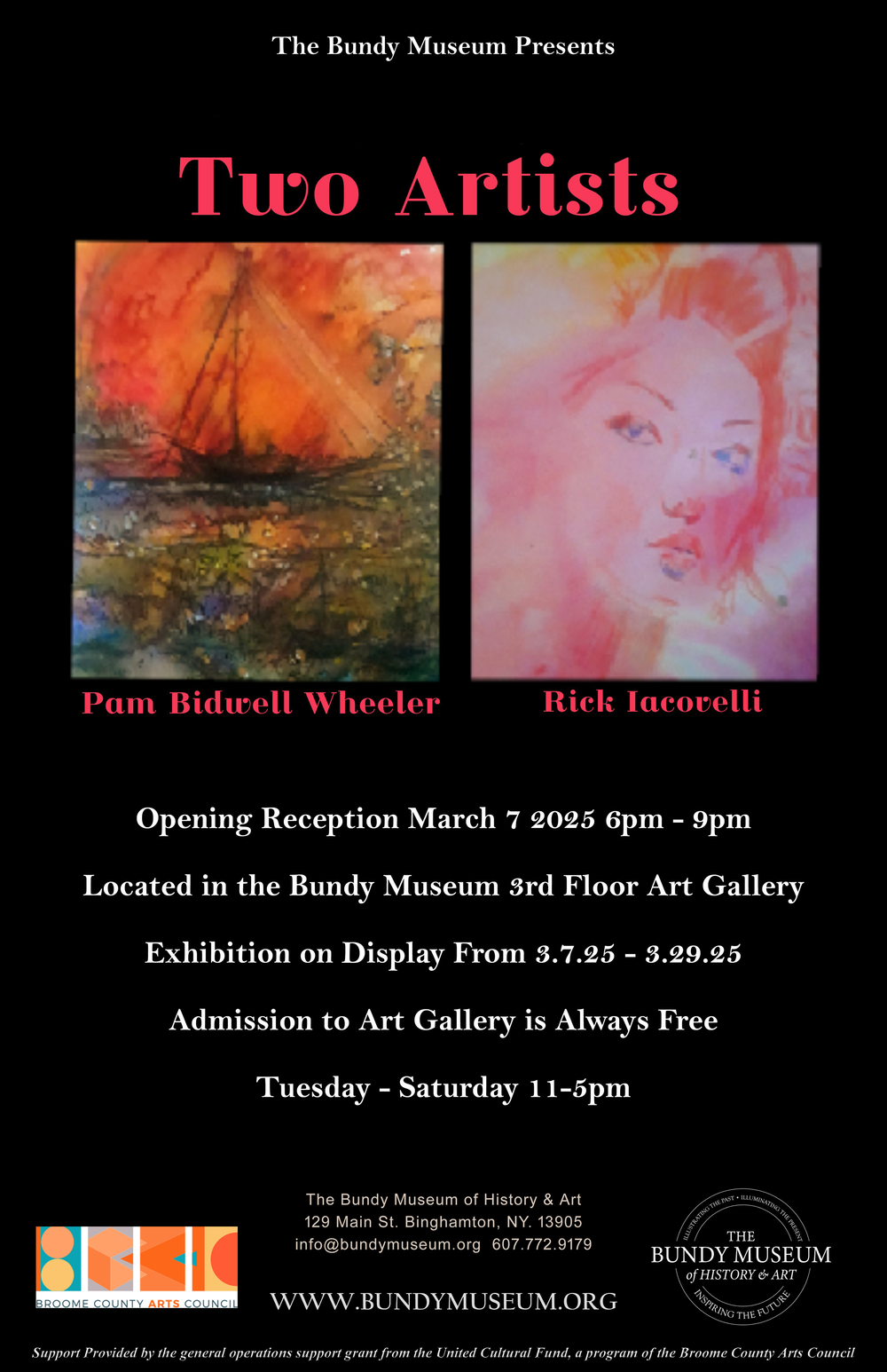 Two Artists: Rick Iacovelli & Pam Bidwell Wheeler — The Bundy Museum of ...