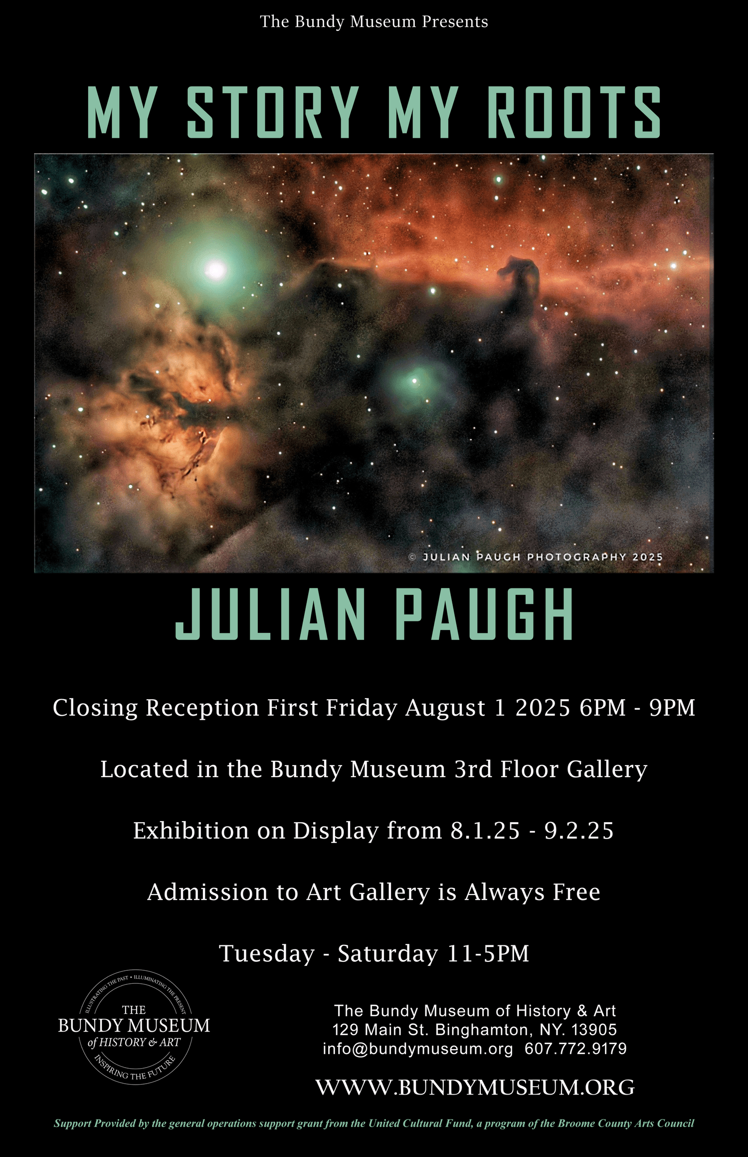 My Story My Roots: Photography by Julian Paugh — The Bundy Museum of ...