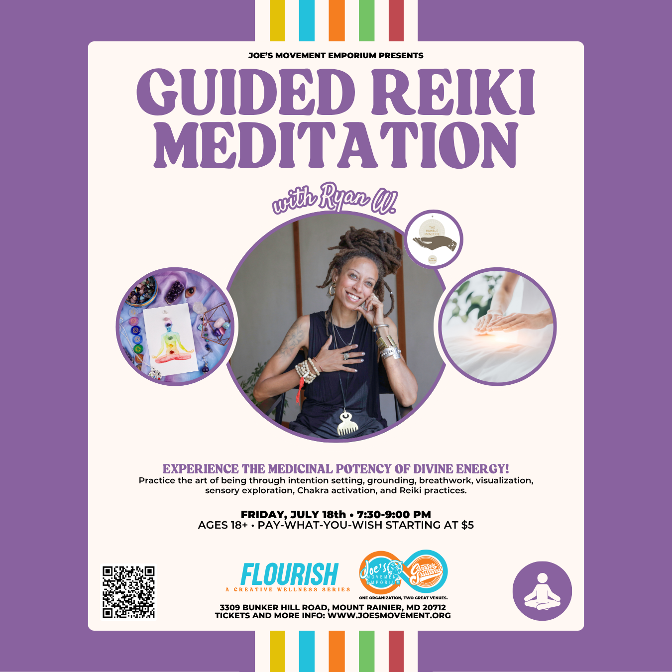 Guided Reiki Meditation with Ryan W. — Joe's Movement Emporium