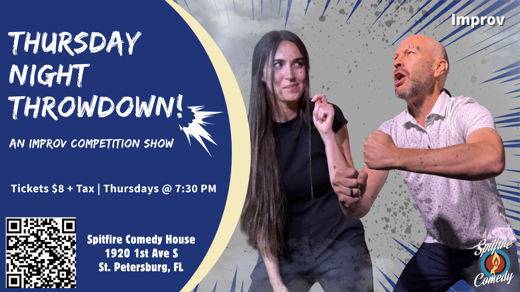 Now Playing — Spitfire Comedy House – St. Pete Comedy Theater